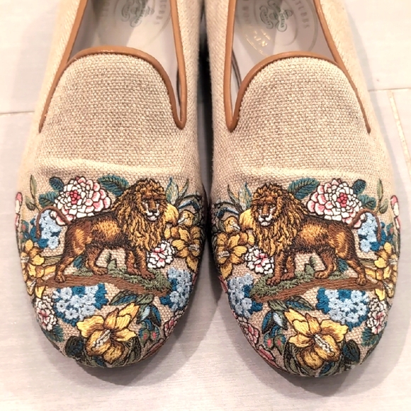 Stubbs & Wootton | Shoes | Stubbs Wooton Mens Embroidered Lion Loafers ...